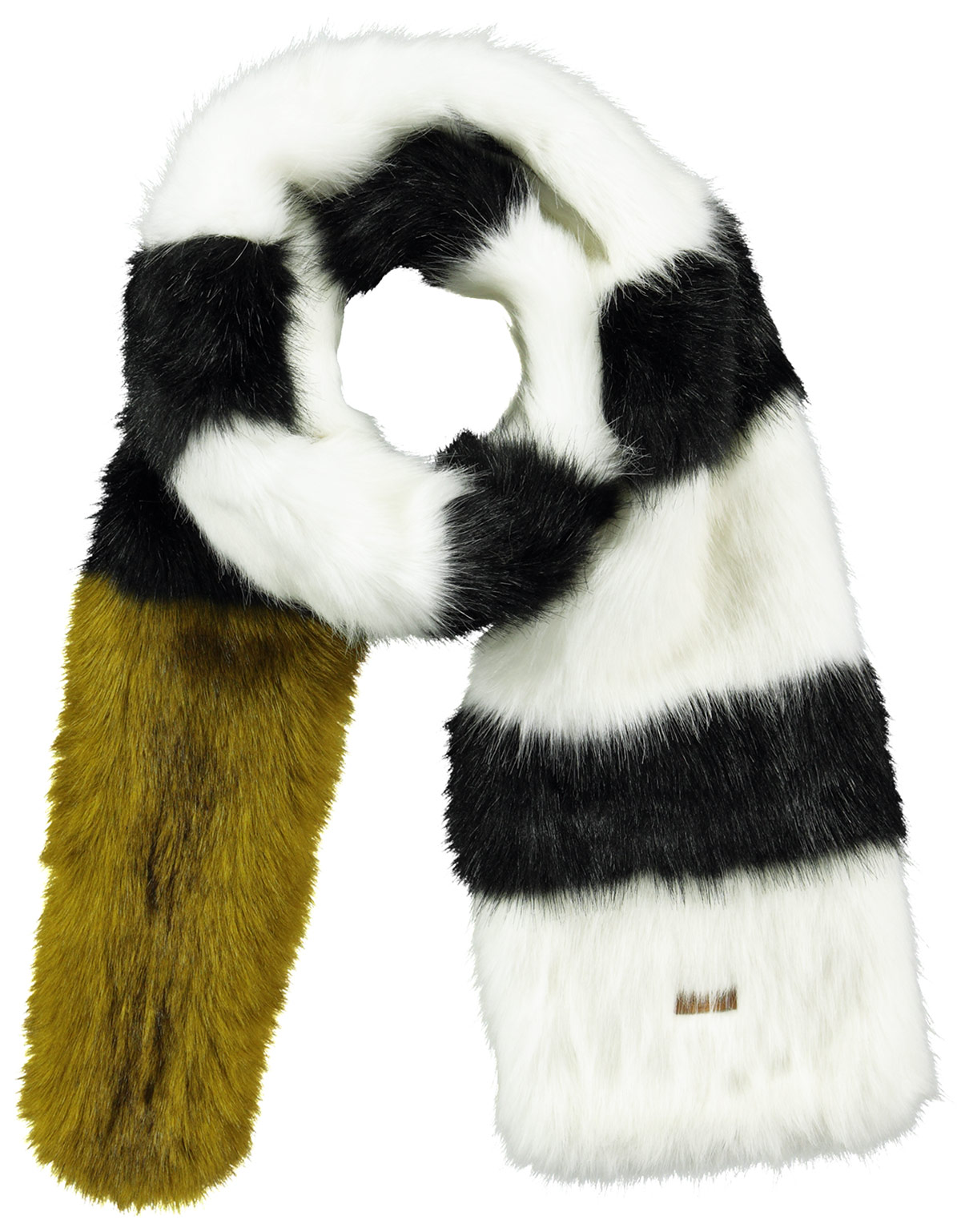 BARTS cool scarf in faux fur with colors