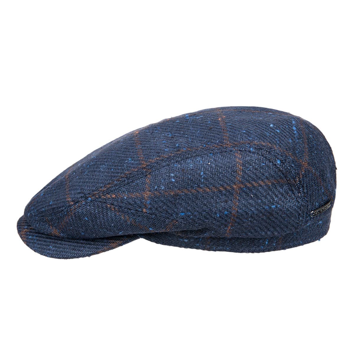 STETSON | Flatcap Driver Cap Wool Silk Check --> Online Hatshop for ...
