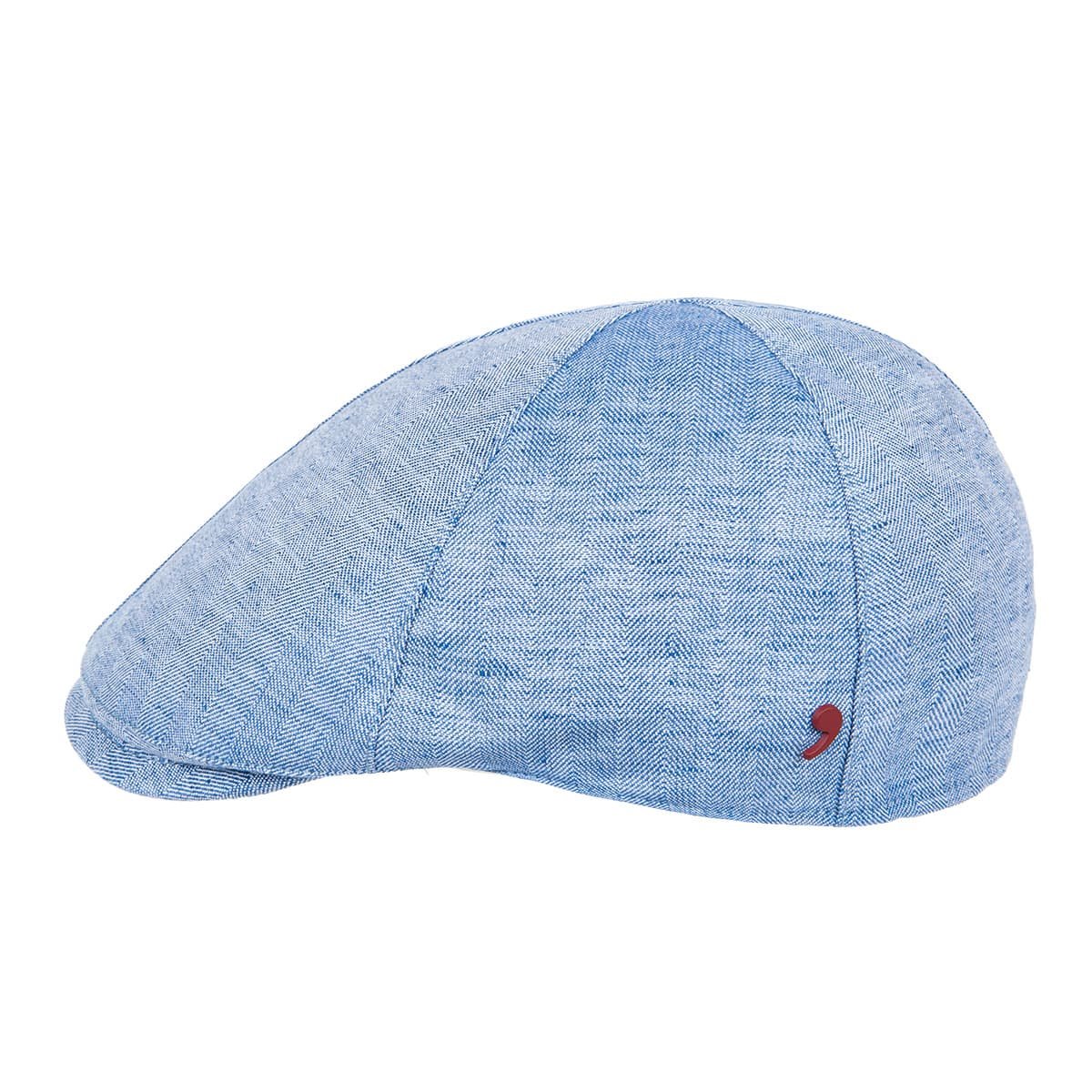 ALFONSO D'ESTE | Flat cap for men in cotton linen --> Online Hatshop ...