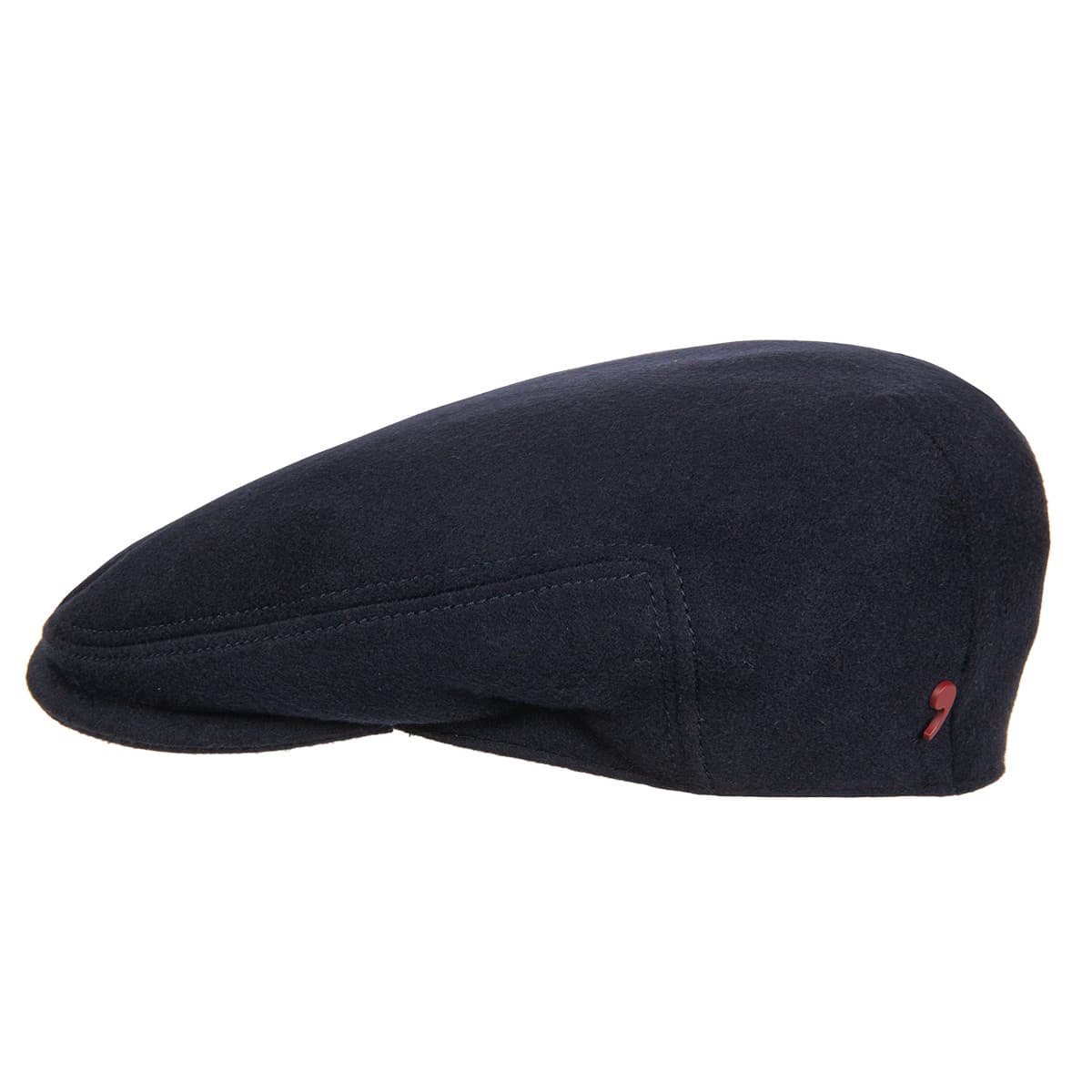 ALFONSO D'ESTE | Flatcap blue for men 100% cashmere --> Online Hatshop ...