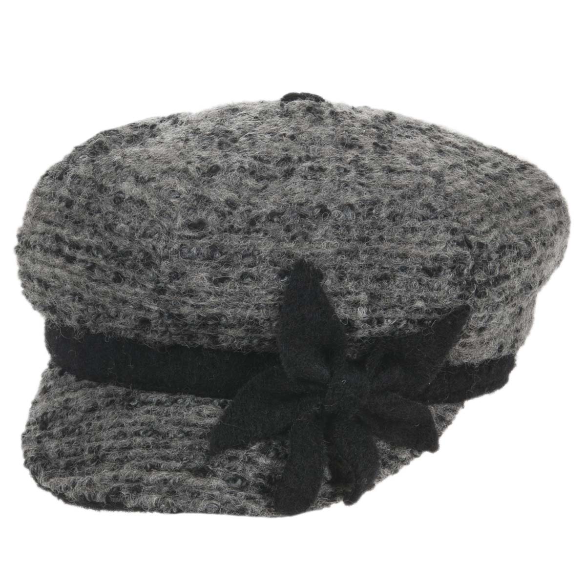 balloon cap in fulled optic with lining for women