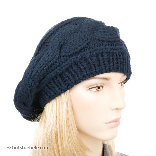 Basque cap with cable stitch --> Online Hatshop for hats, caps ...