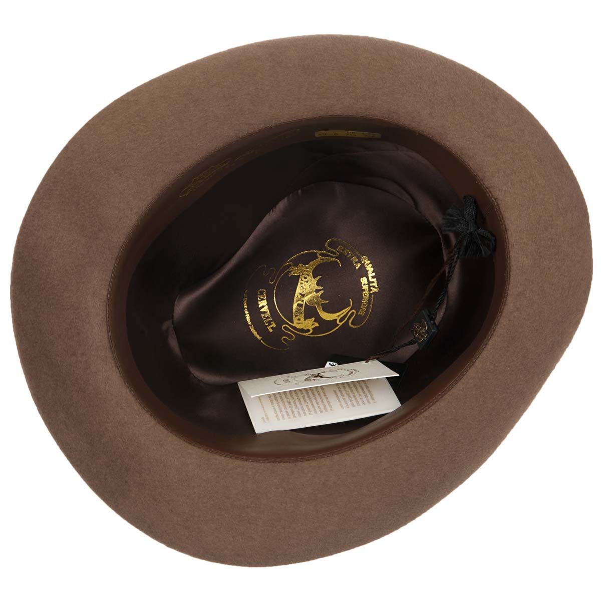 Wide brimmed hat in furfelt by Borsalino