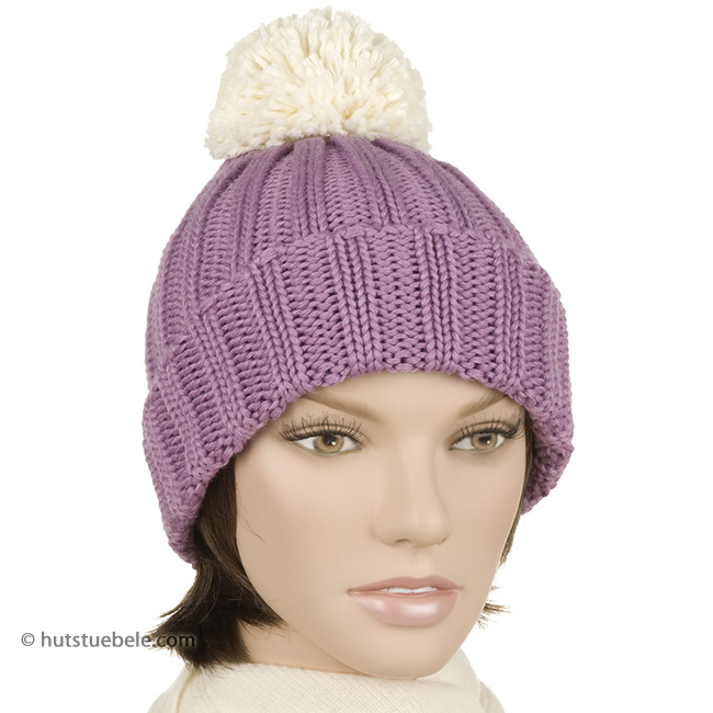 Knitted cap for woman