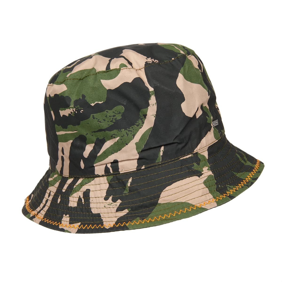 Reversible bucket fabric hat for women