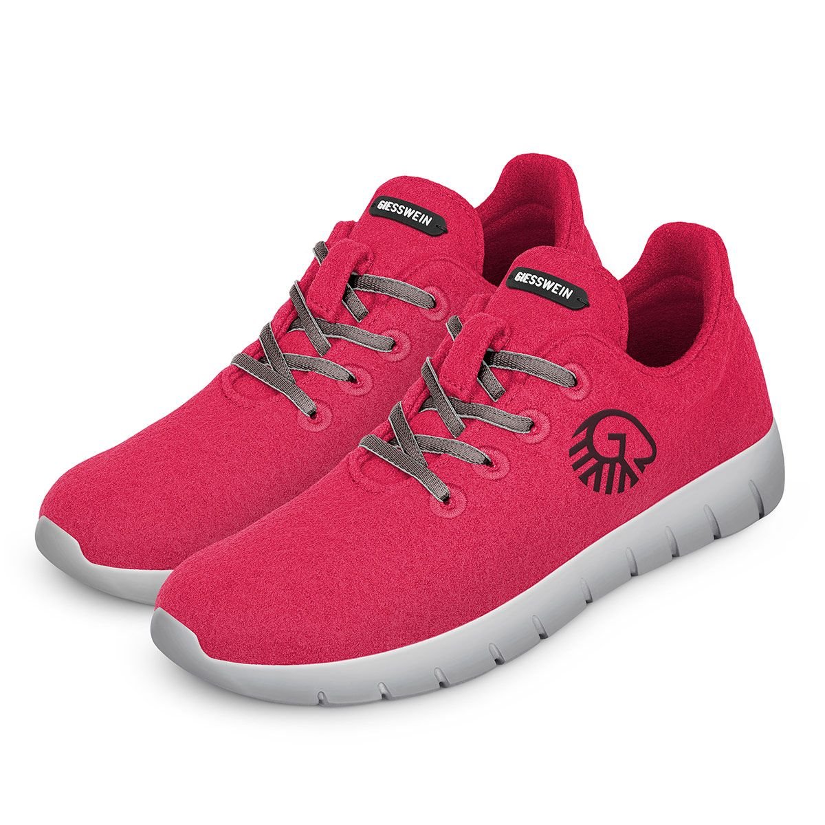 GIESSWEIN Merino Runners Women's Sneaker - Ruby Red