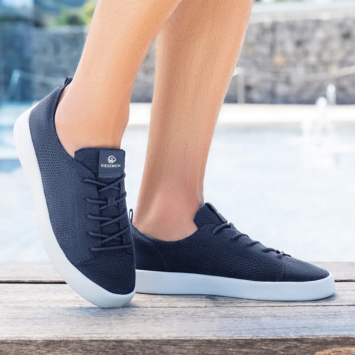 GIESSWEIN Men s Wool Sneaker Night Blue