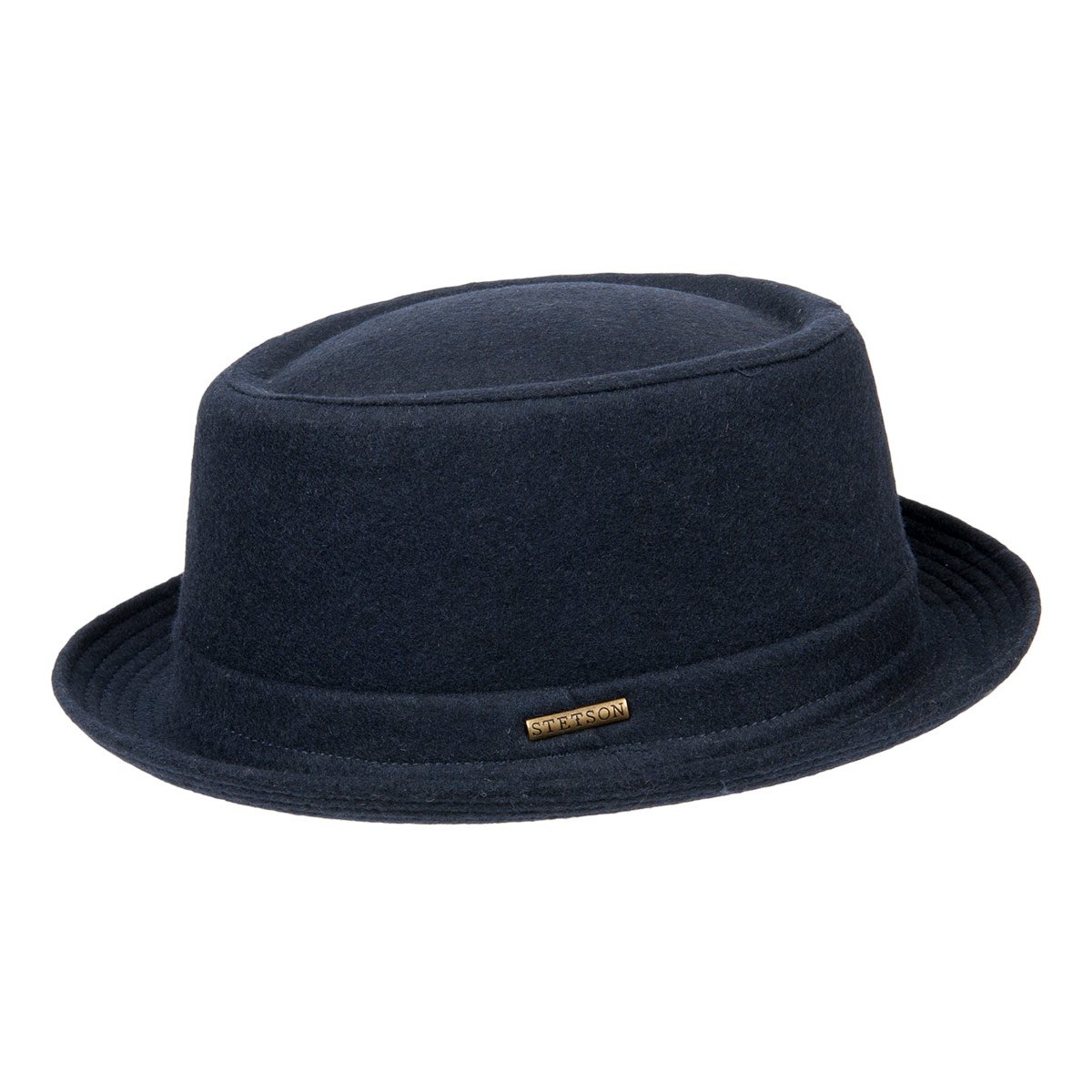 Stilvoller Wool Pork Pie Hut von STETSON