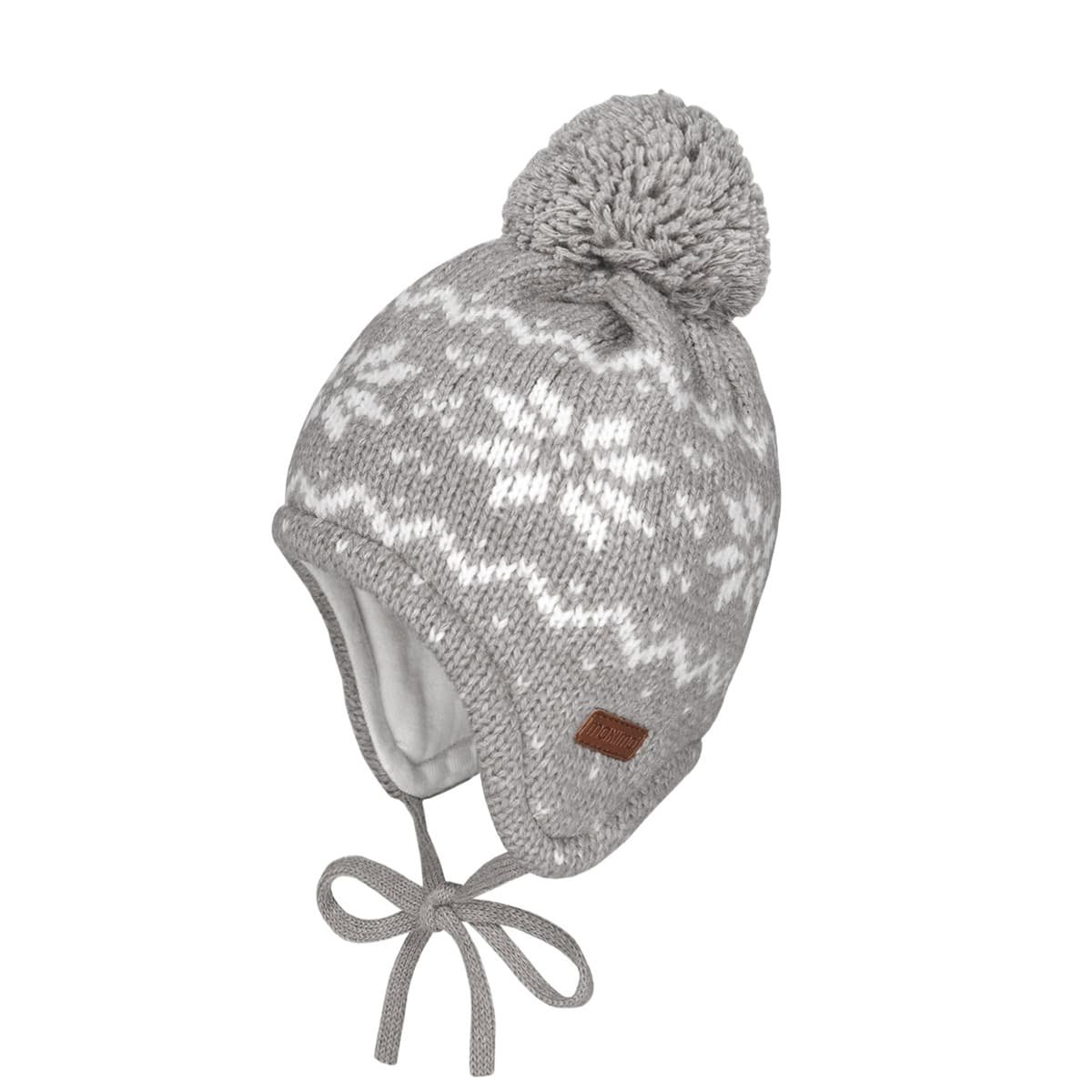 MAXIMO baby bobble hat with ear protection