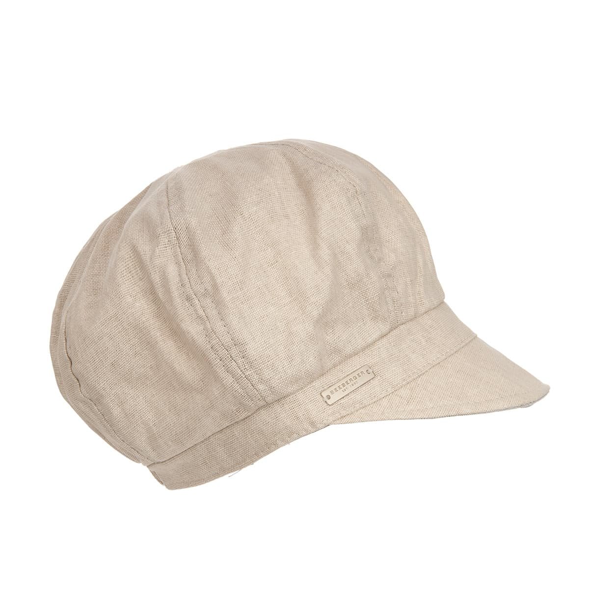 SEEBERGER cotton & linen balloon cap