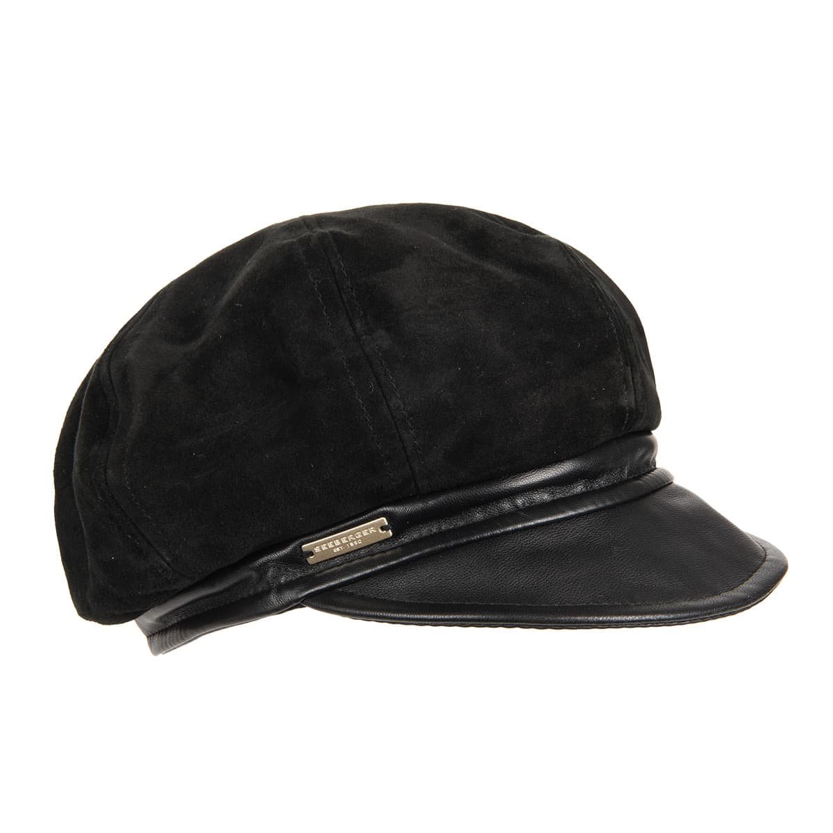 SEEBERGER | velour leather balloon cap in velvet leather --> Online ...