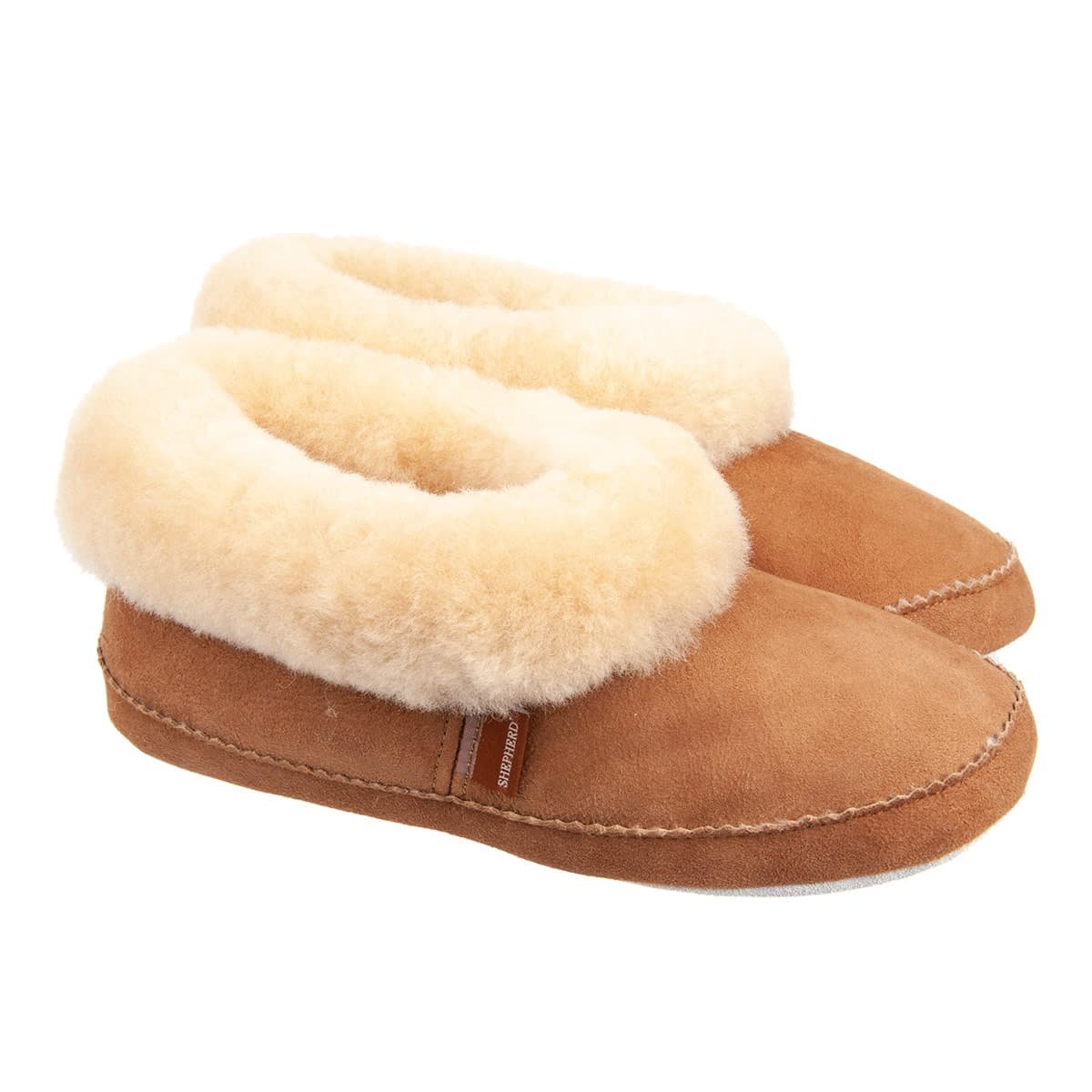 EMMY lambskin slippers by SHEPHERD