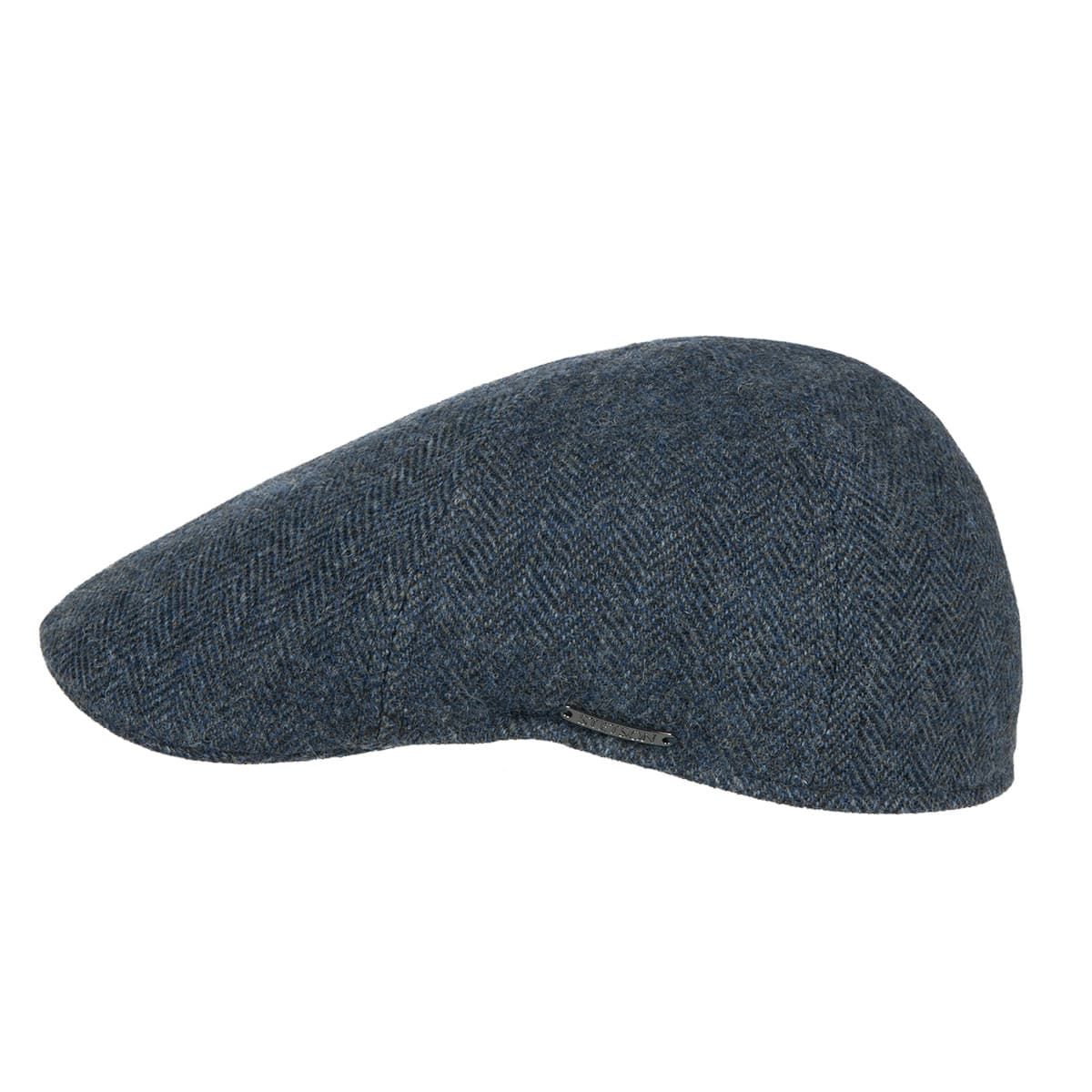 STETSON men's flat cap herringbone