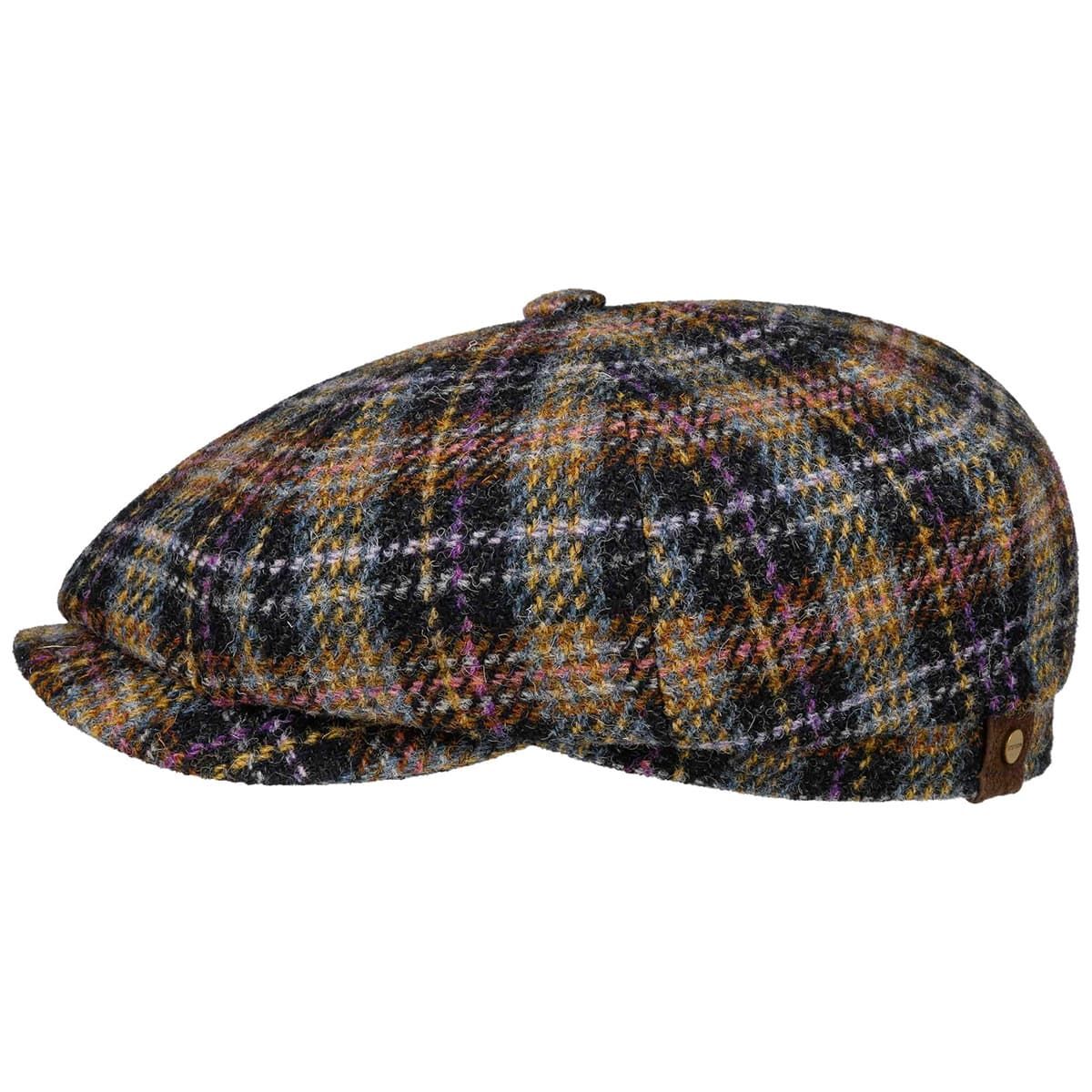 STETSON flat cap made from virgin wool
