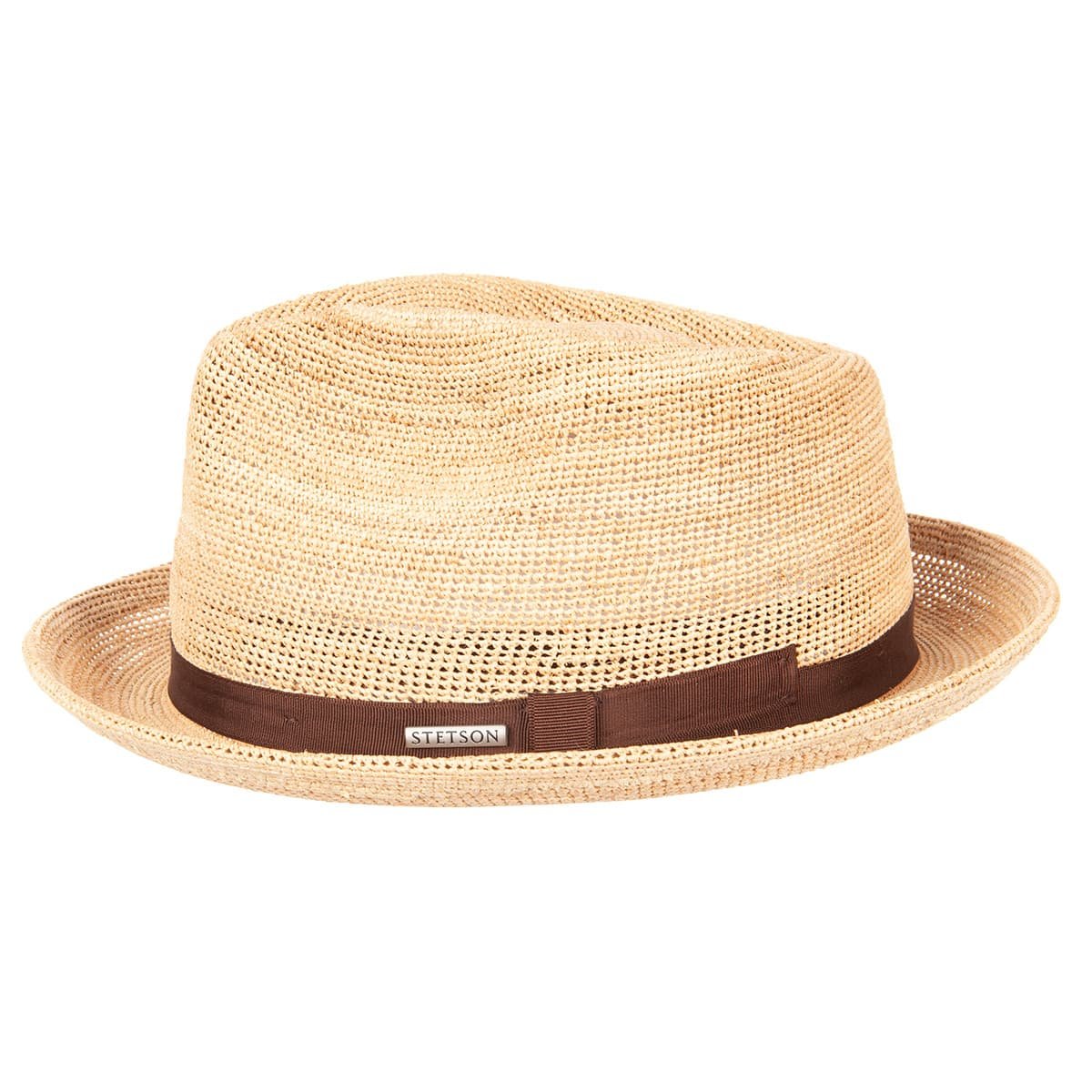 STETSON Strohhut Fedora Crochet - Klassisch & Kühn