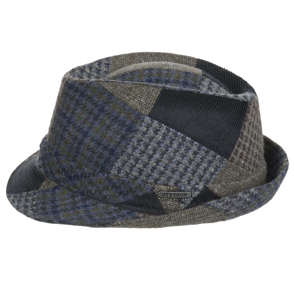Boston Patchwork Trilby Hut mit Innenfutter aus Baumwolle von STETSON
