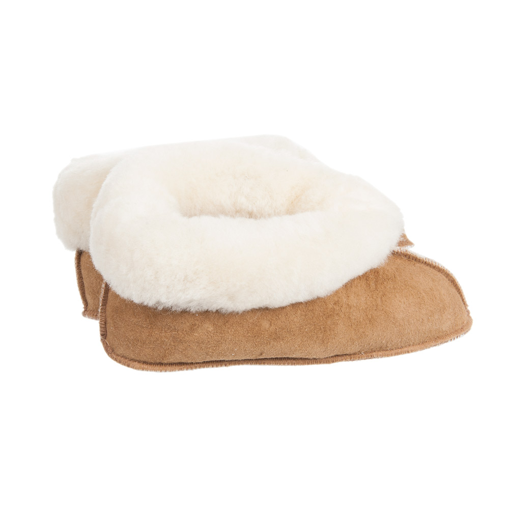 Lamb fur slippers made in Sweden by Shepherd