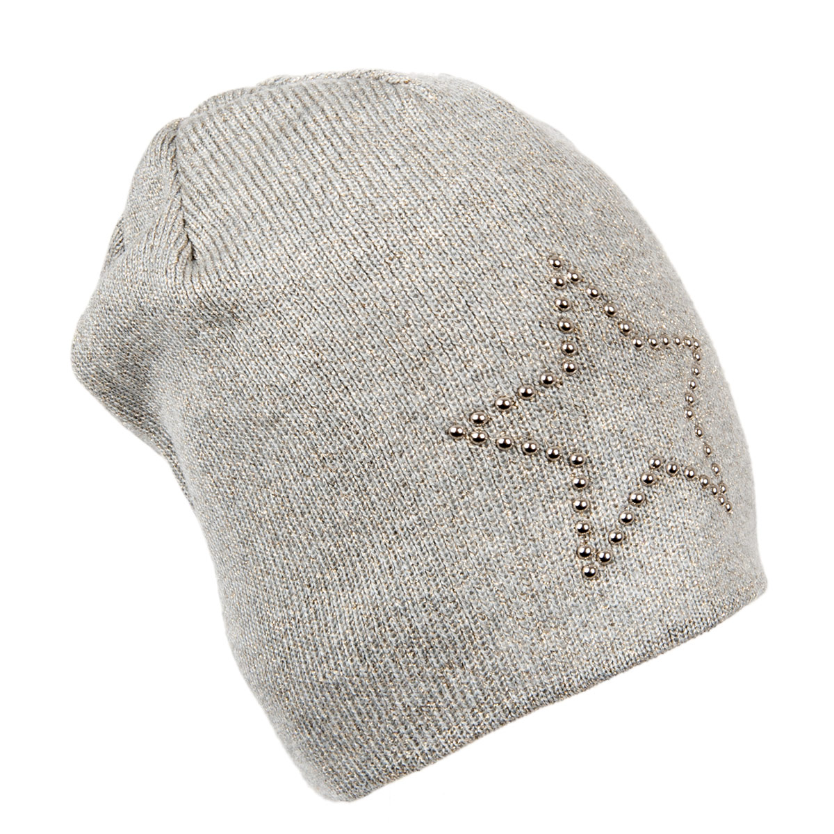 knitted beanie Premium Class with lurex by MAXIMO