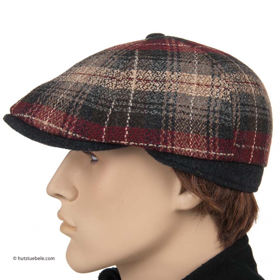 flatcap Mauro in checkered design by Hutter --> Online Hatshop for hats ...