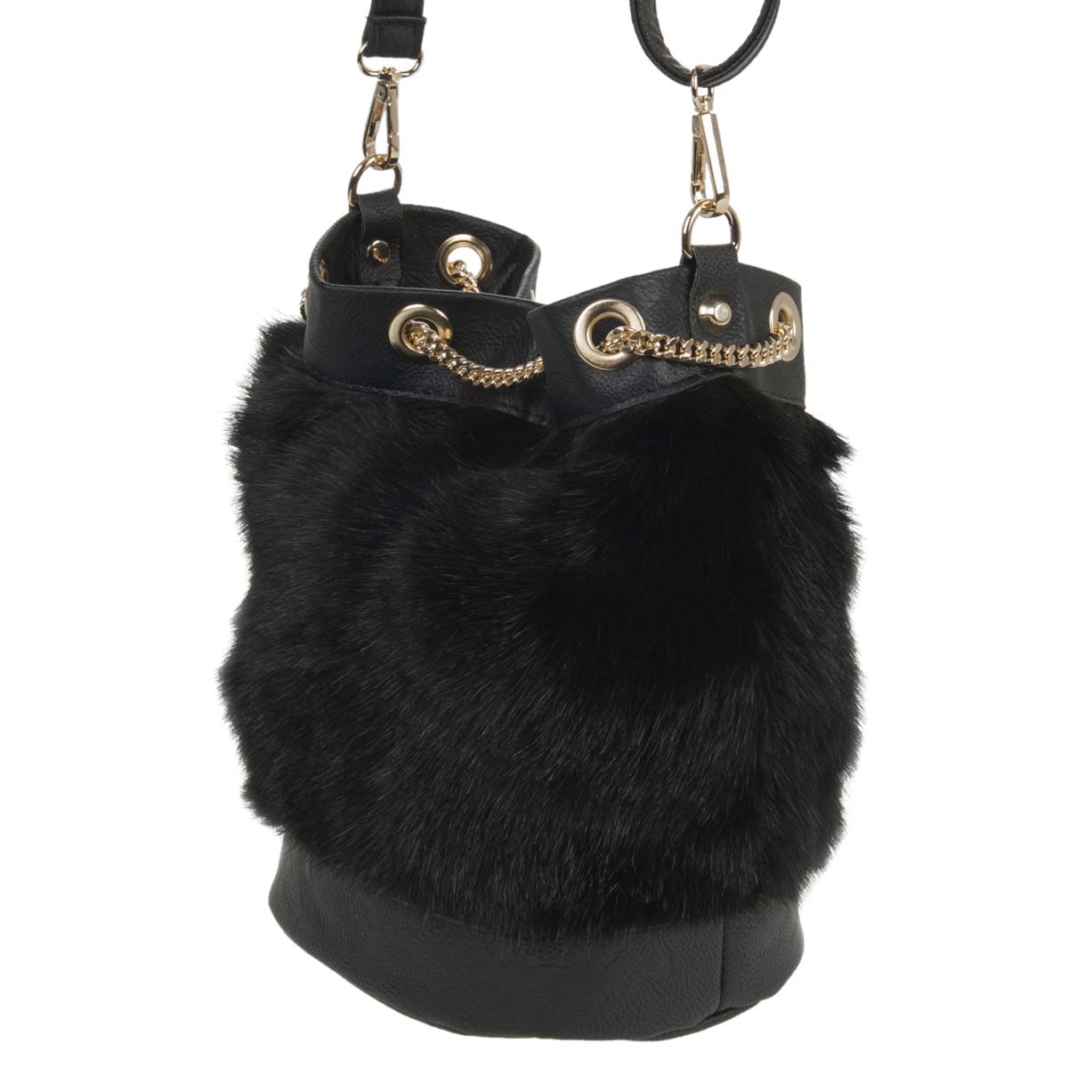 Fur-look handbag by ALESSANDRA BACCI