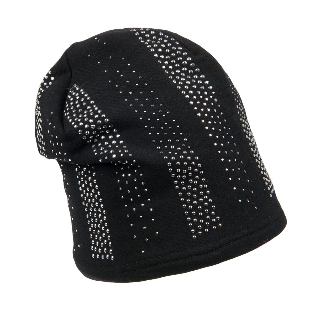 ladies beanie cap with strass deco --> Online Hatshop for hats, caps ...