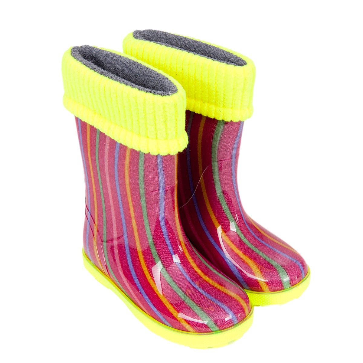 DEMAR rubber boots for girls with lining