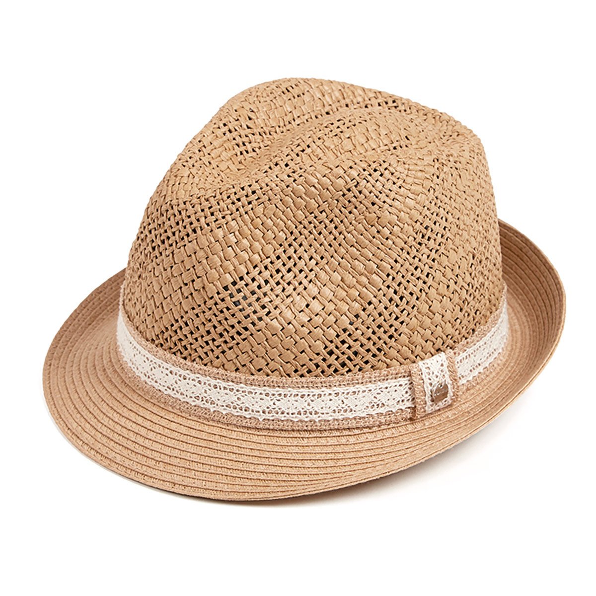 Elegant ladies' summer trilby hat
